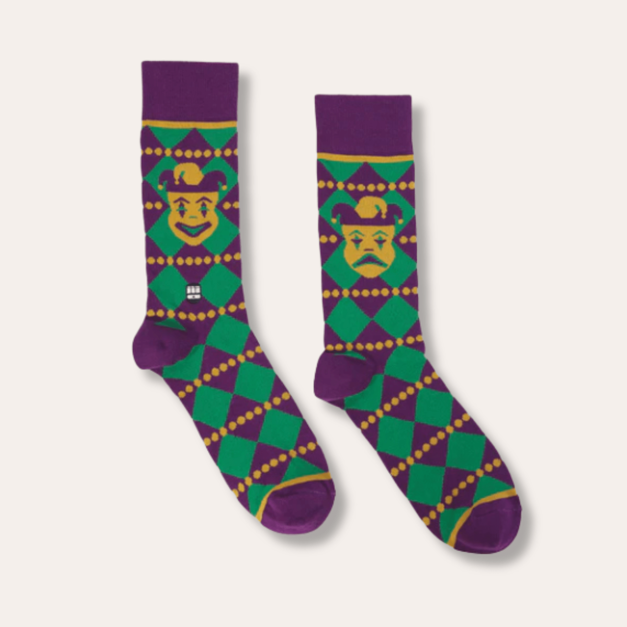 Mardi Gras Jester Socks by Bonfolk