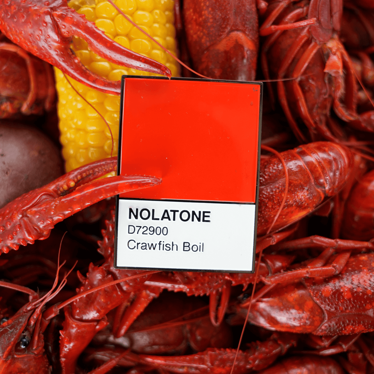 Crawfish Boil Nolatone Enamel Magnet