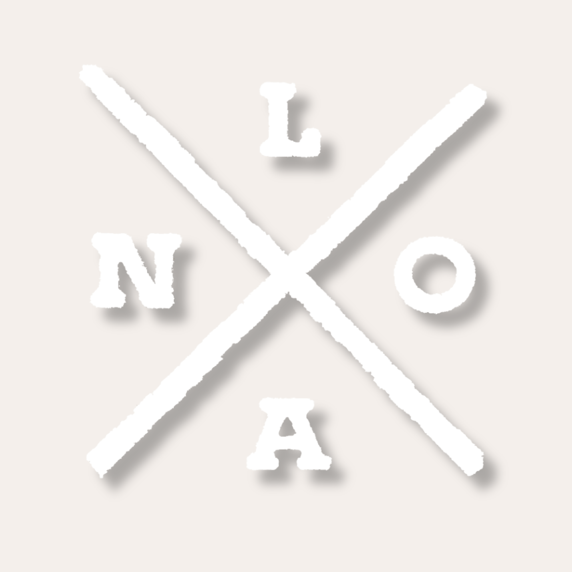 NOLA X Vinyl Decal