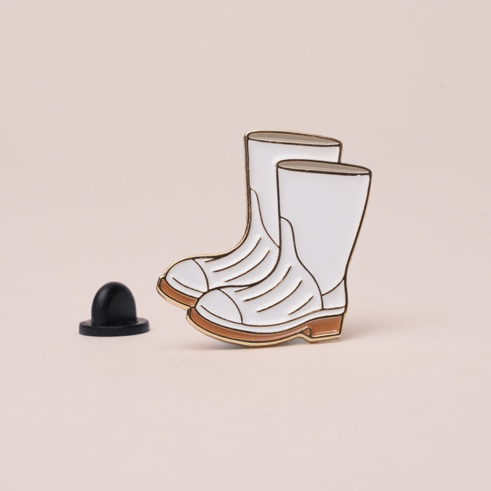 Shrimp Boots Enamel Pin