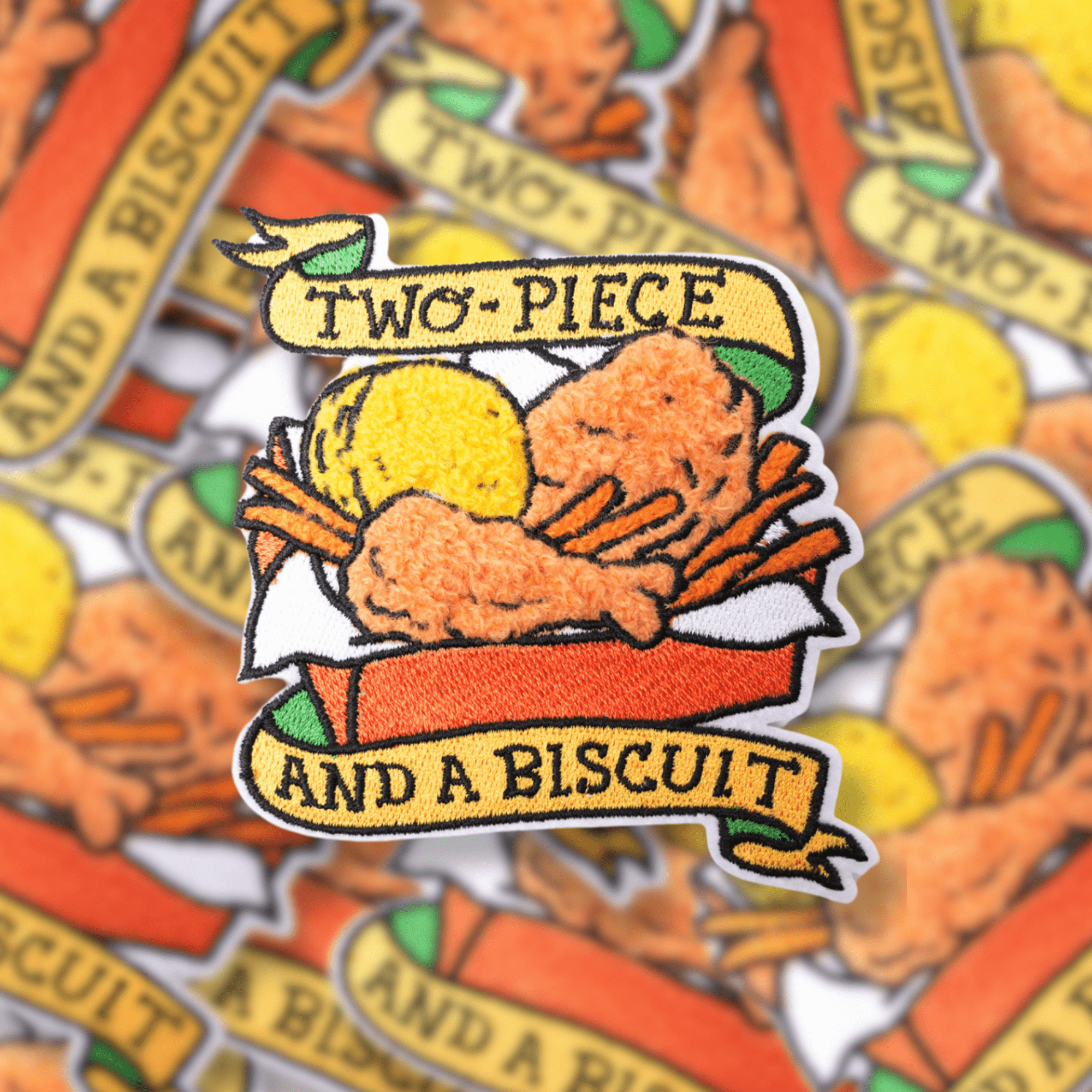 Two-Piece And A Biscuit Patch