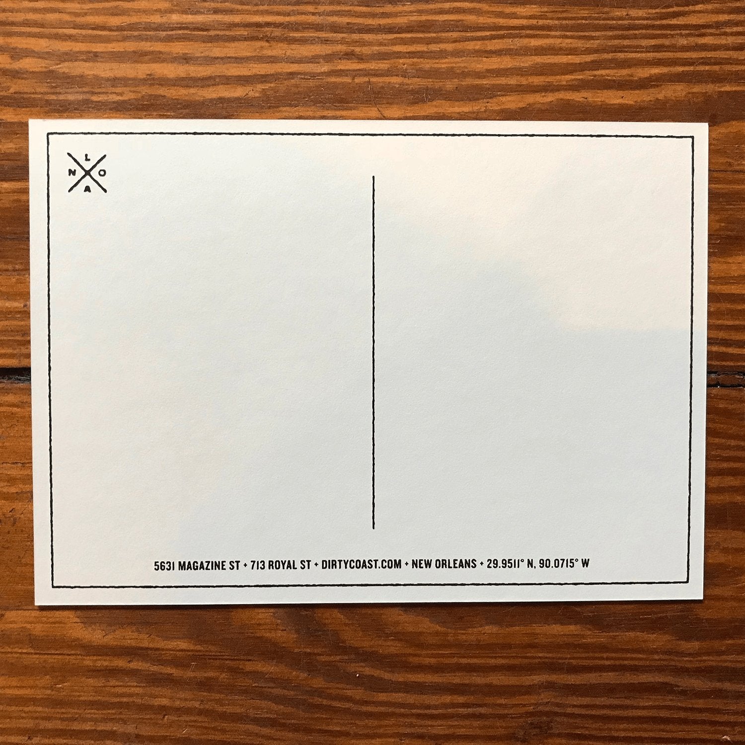 Louisiana Map Postcard